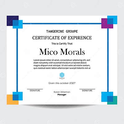 Experience Letter Template, Editable Experience Letter Template Design ...