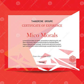 Experience Letter Template, Editable Experience Letter Template Design ...