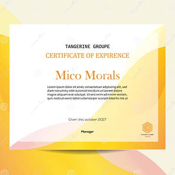 Experience Letter Template, Editable Experience Letter Template Design ...