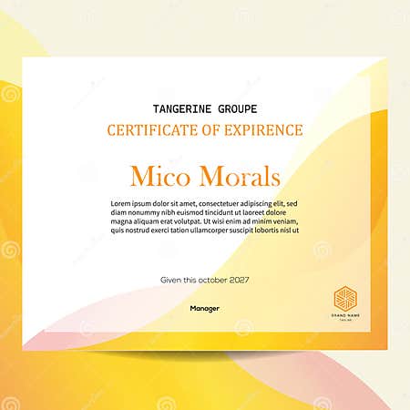 Experience Letter Template, Editable Experience Letter Template Design ...