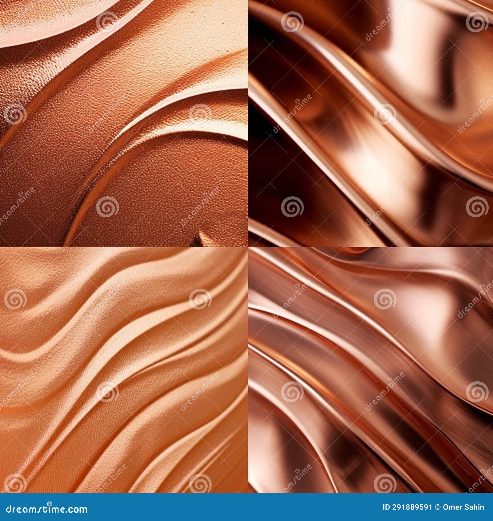 Radiant Copper Metallic Surface Stock Image - Image of unique, projects ...