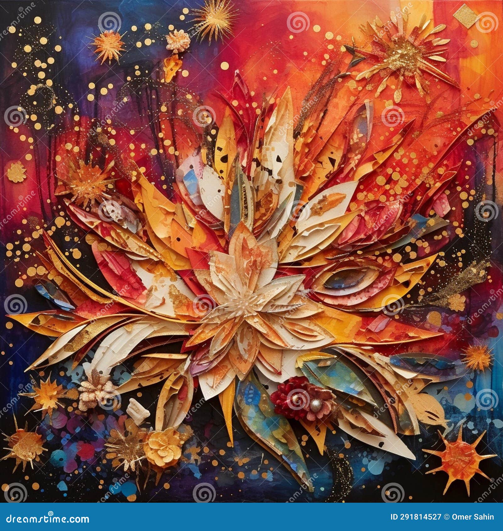 Dancing Flames: Igniting Festive Spirits Stock Image - Image of artwork ...