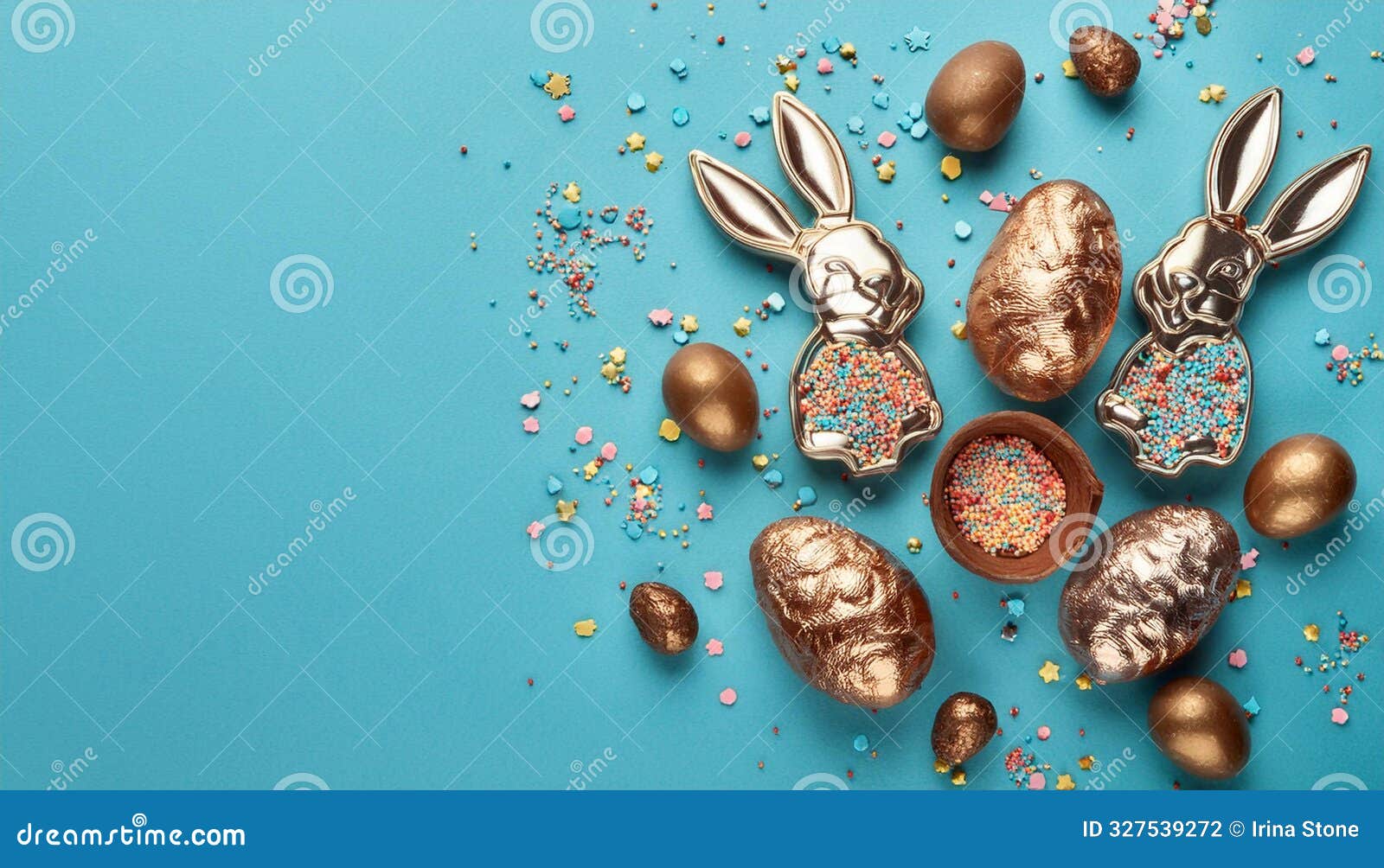 Experience Magic of Easter with this Charming Setup. Top View of Easter ...