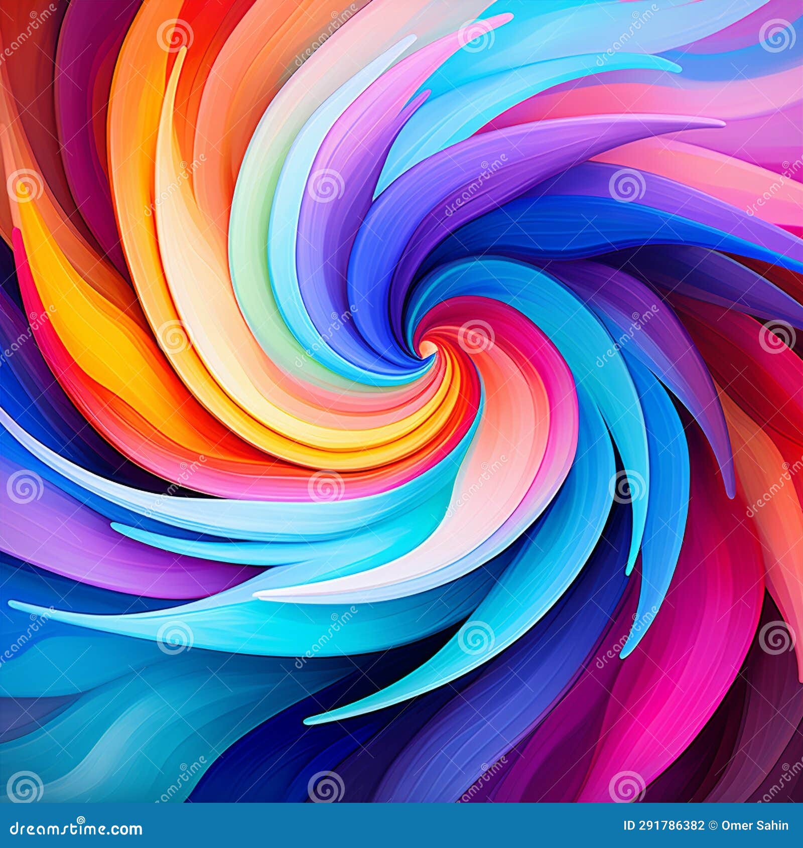 Enigmatic Chromatic Vortex stock illustration. Illustration of stand ...