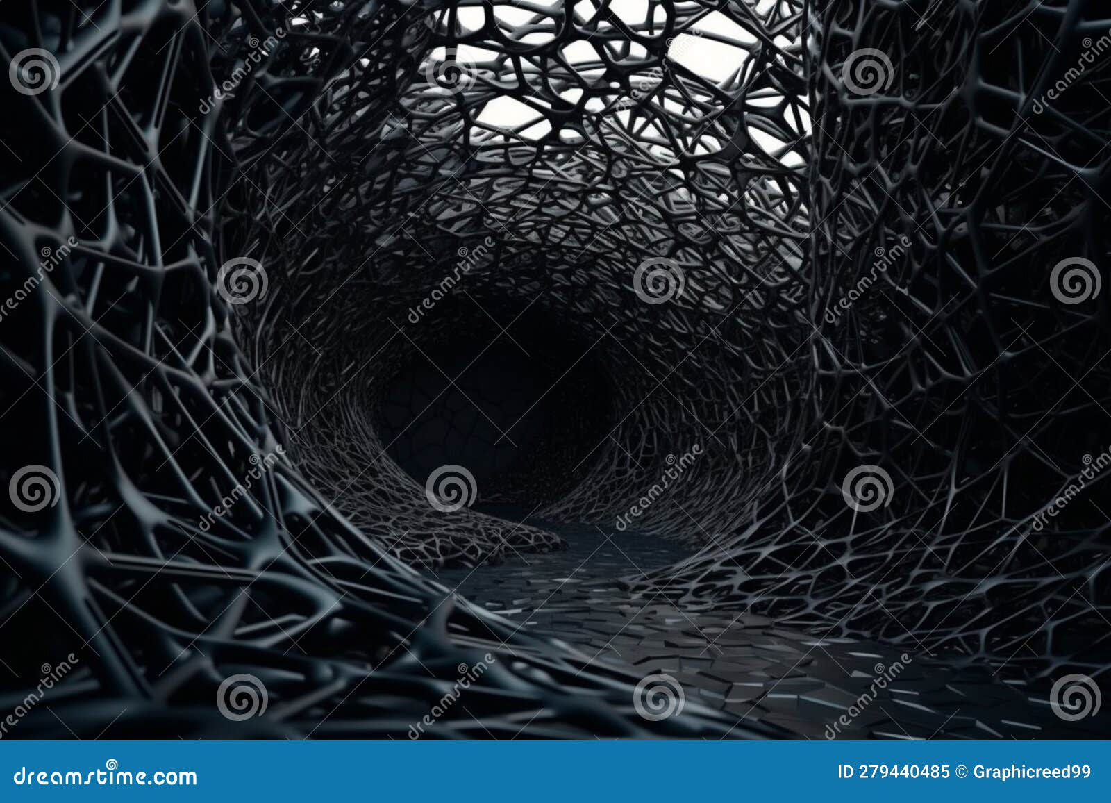 Ai Generative Abstract 3d Rendering of Chaotic Geometric Shapes ...