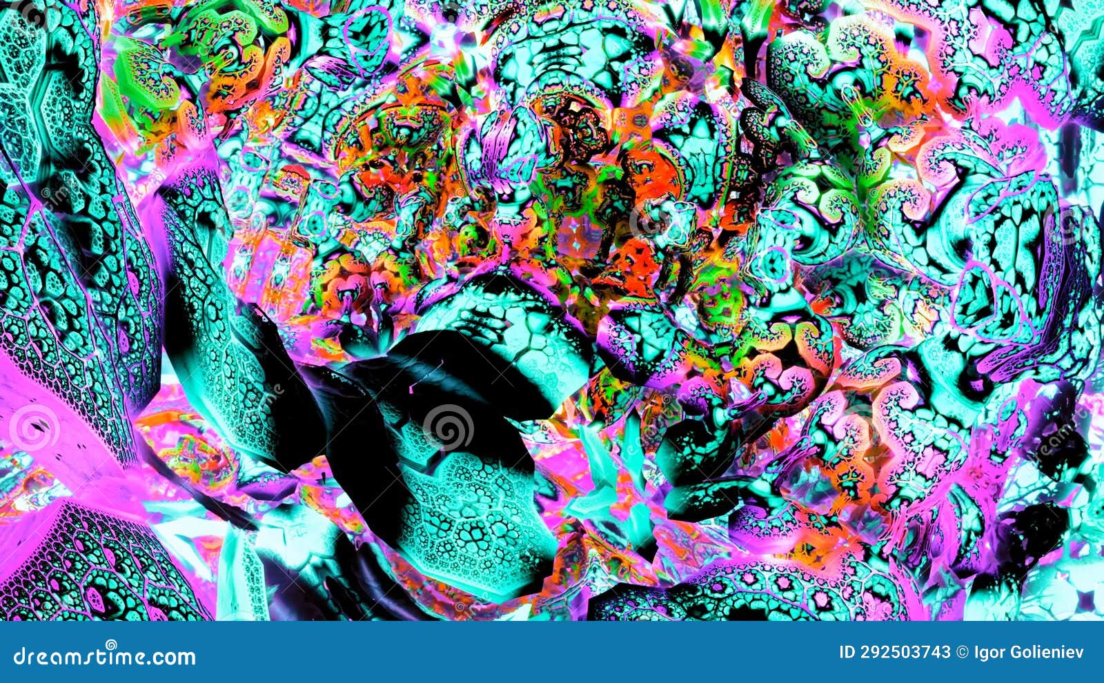 Psychedelic Camera Flight for Concerts and Nightclubs Stock Video ...