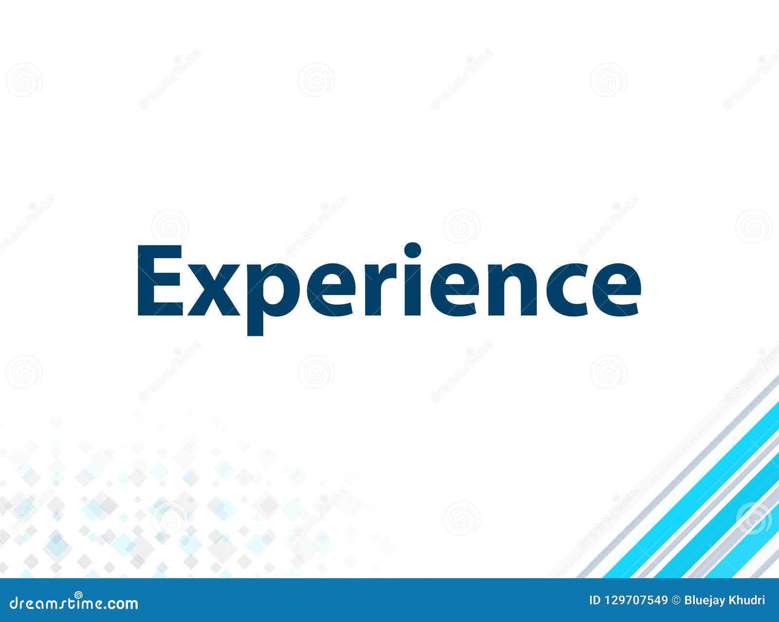 Experience Modern Flat Design Blue Abstract Background Stock ...