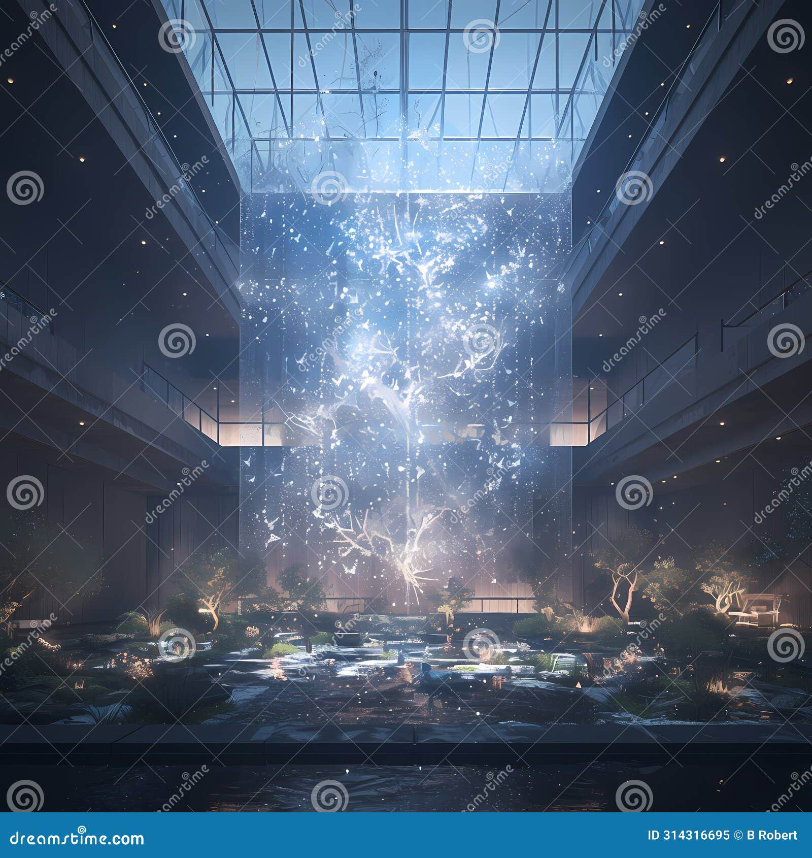Ethereal Conference Center - Breathtaking Atrium With Light ...