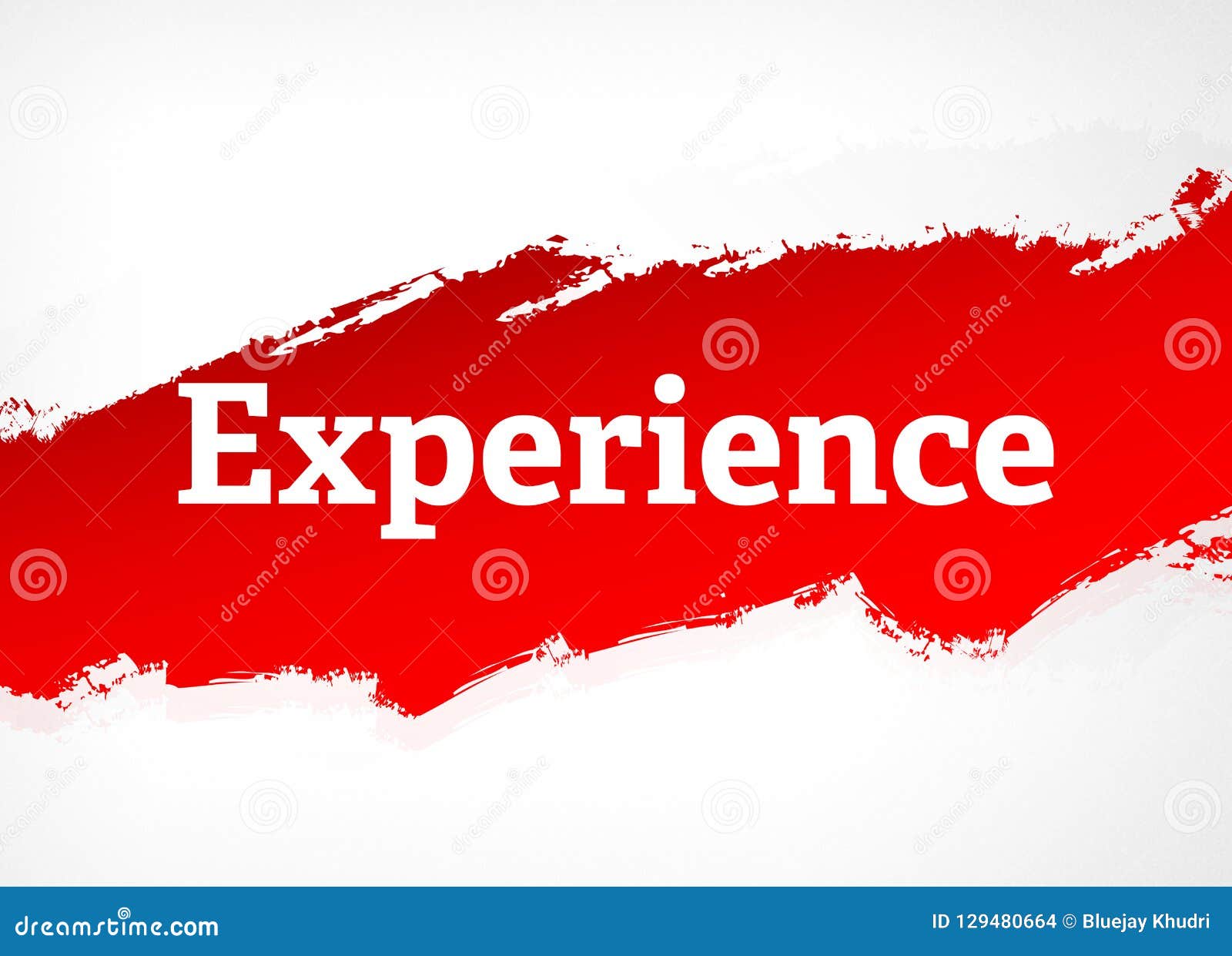 Experience Red Brush Abstract Background Illustration Stock ...