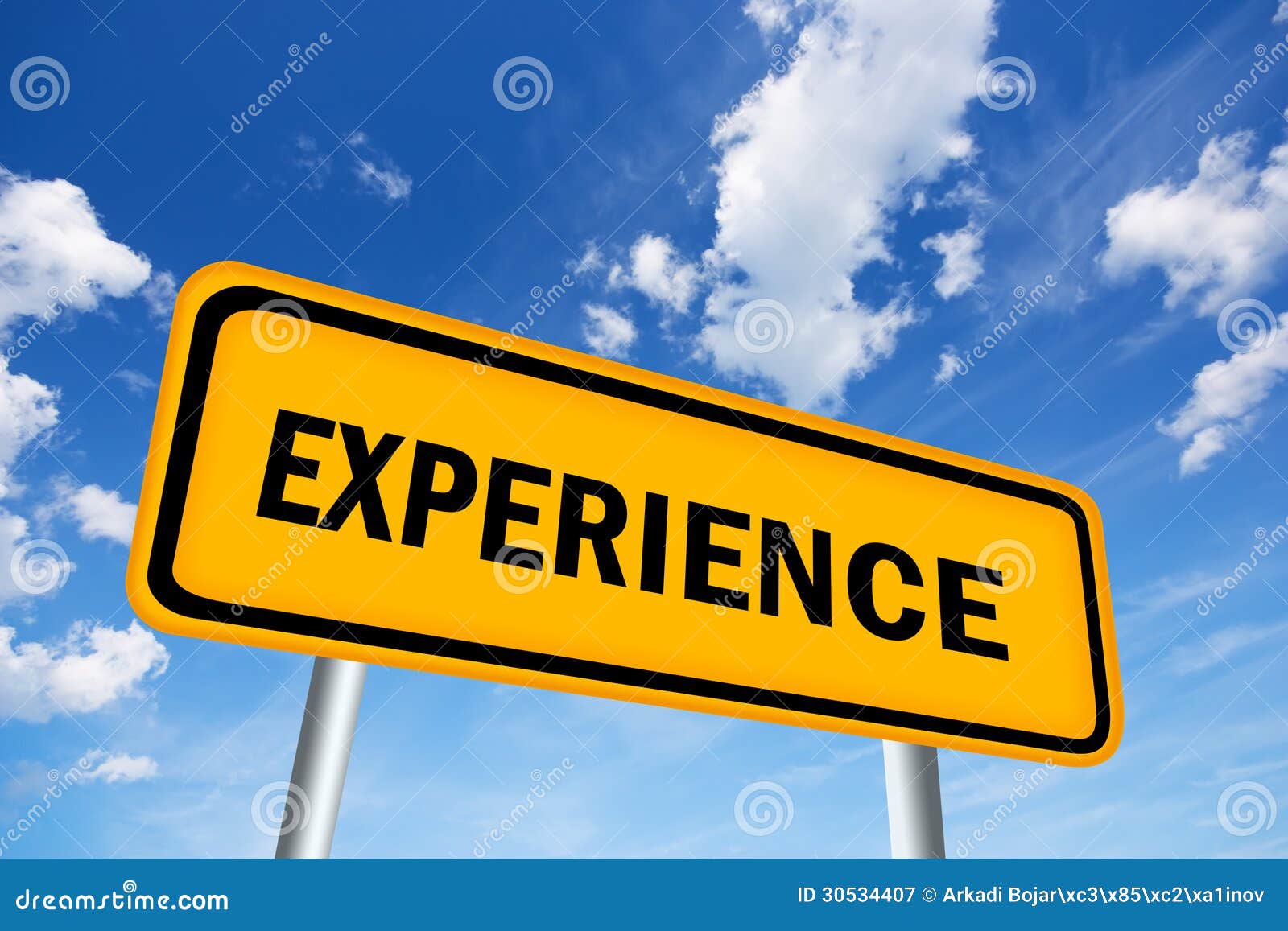 Experience Sign Royalty-Free Stock Photography | CartoonDealer.com ...