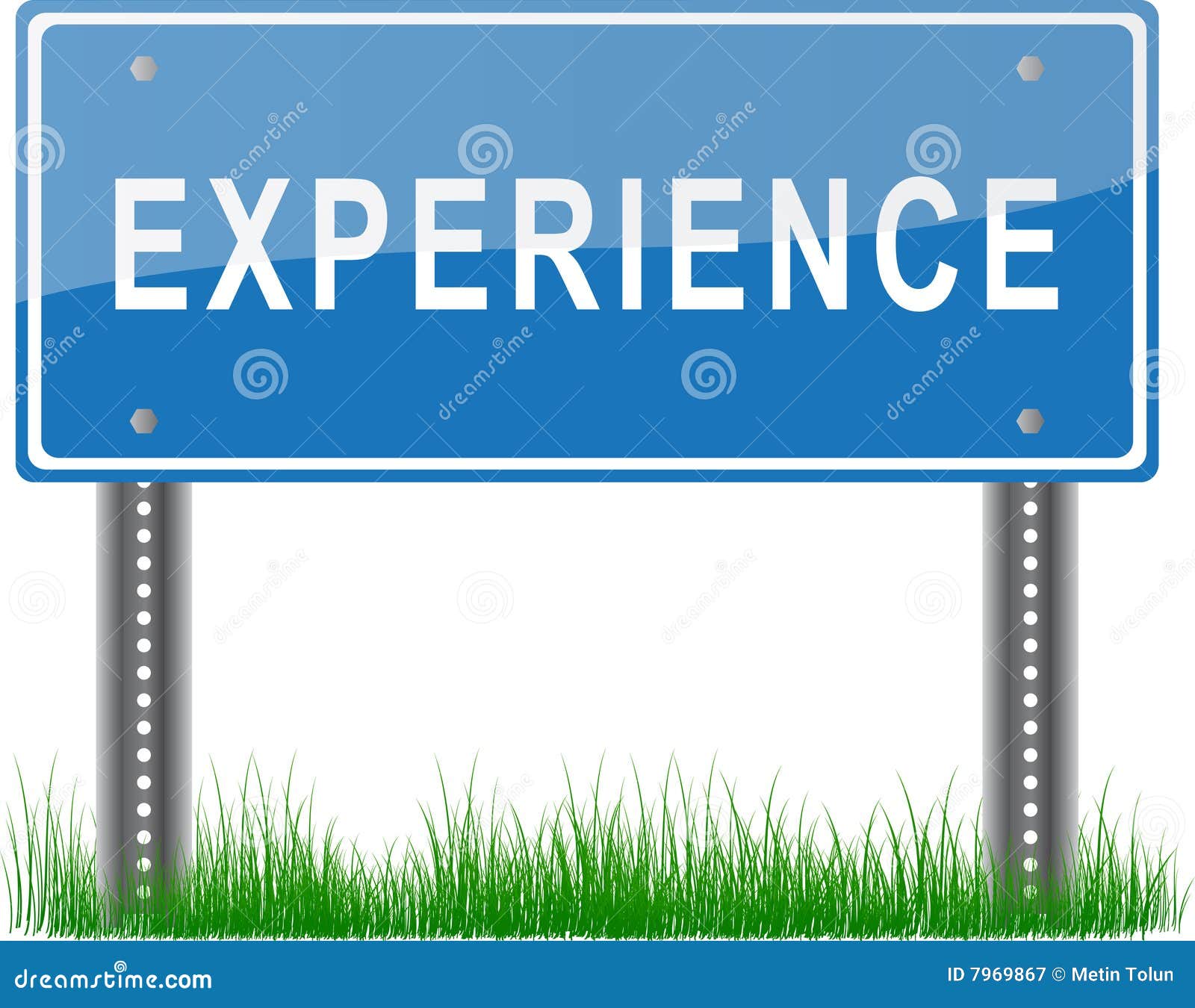 Experience Signpost stock vector. Illustration of involvement - 7969867