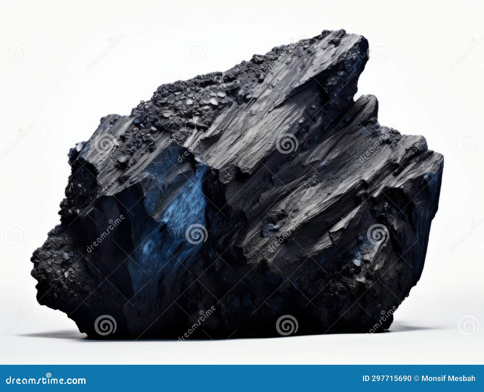 Unveiling the Raw Beauty: a Singular Piece of Coal Captured in Stunning ...