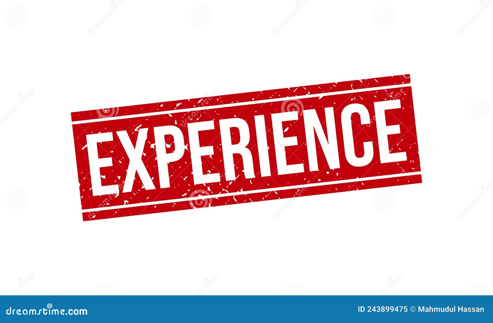 Experience Stamp Seal Vector Illustration Stock Vector - Illustration ...