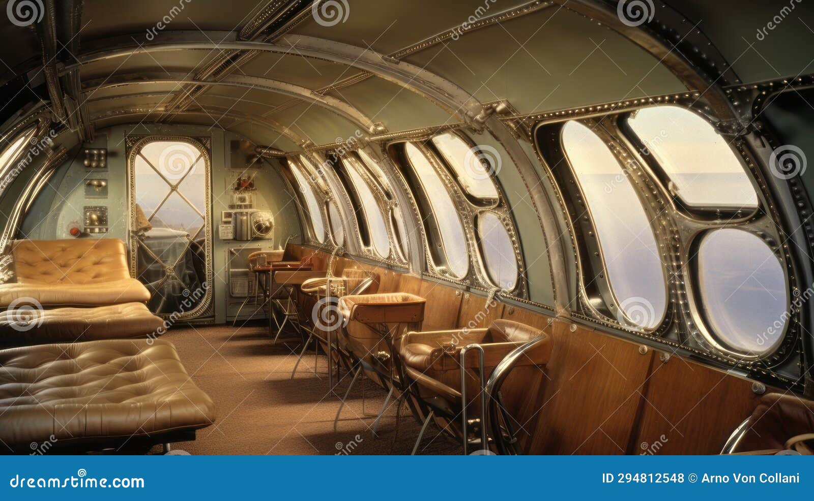 Glimpse Into History - The Operational Interior Of The Hindenburg Blimp ...