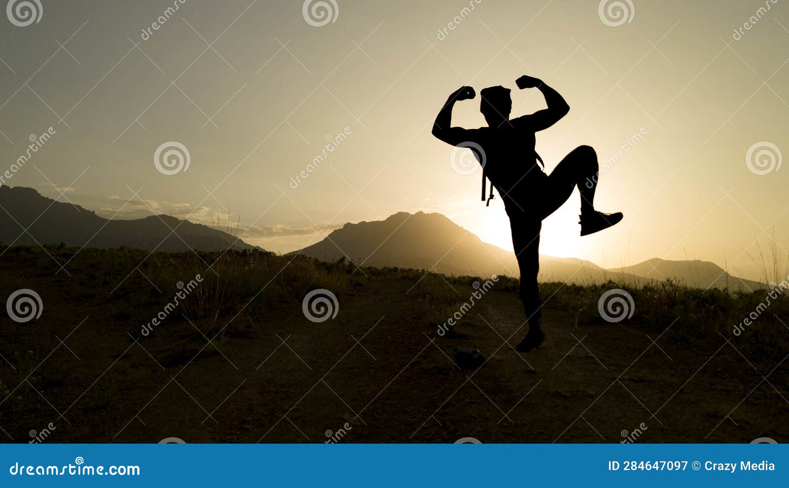 Experience Strength, Condition and Peak Success Stock Image - Image of ...