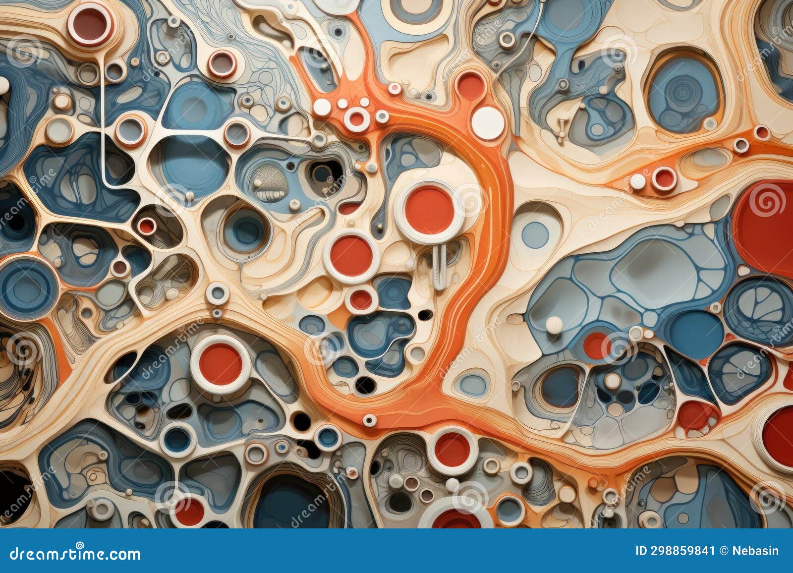 Experience a Symphony of Abstraction within Cellular Structures, Where ...