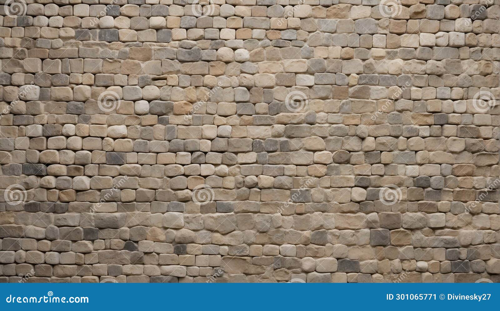 Cobblestone Symphony: Limestone Texture Harmony. AI Generate Stock ...