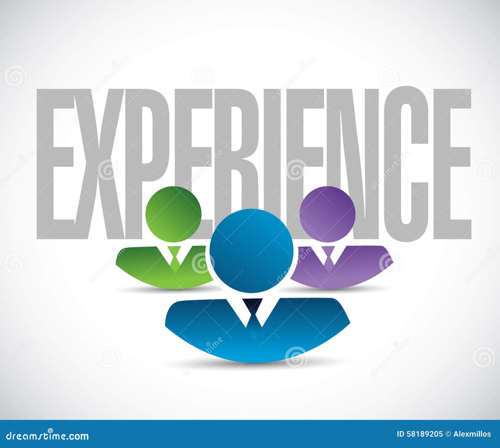 Experience Team Sign Illustration Design Graphic Stock Illustration ...