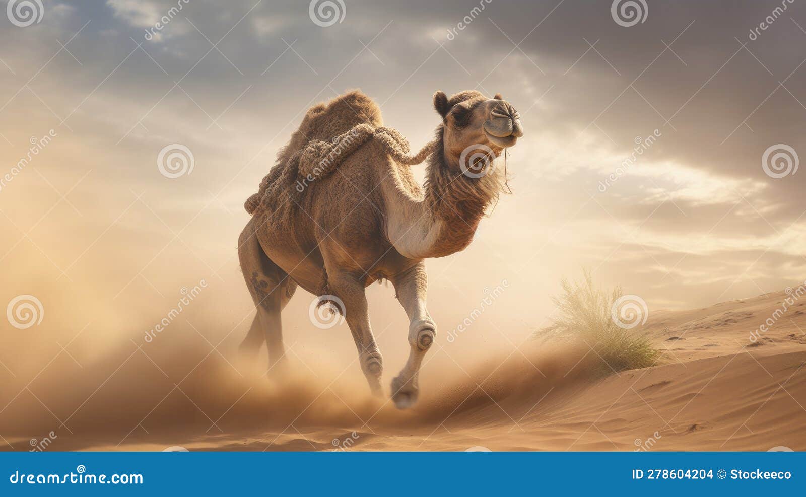 Camel Running In Ultra Hd With Canon Eos R3 Stock Photo | CartoonDealer ...