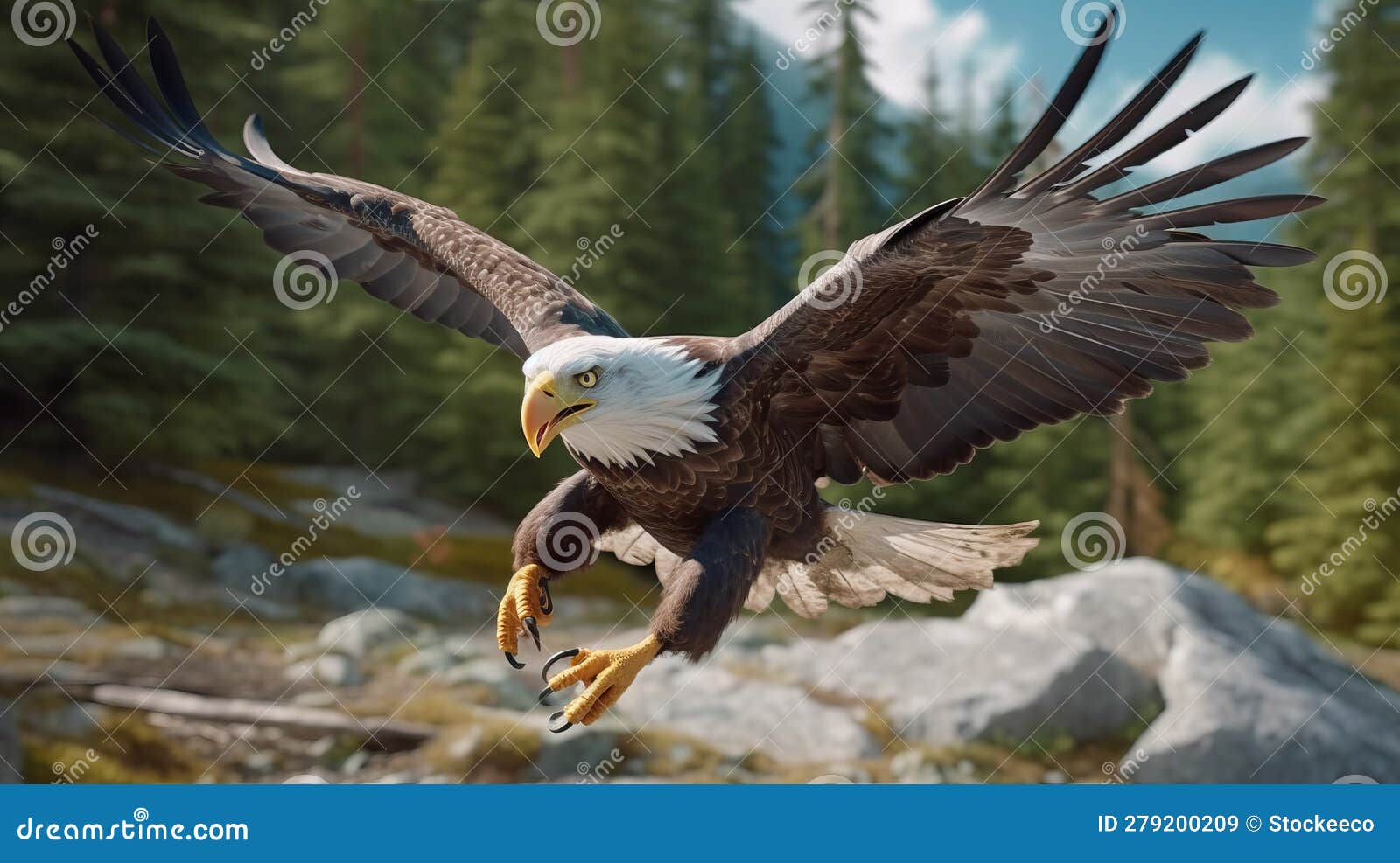 Eagle Running in Ultra Hd Cinematic Quality with Canon Eos R3 Stock ...