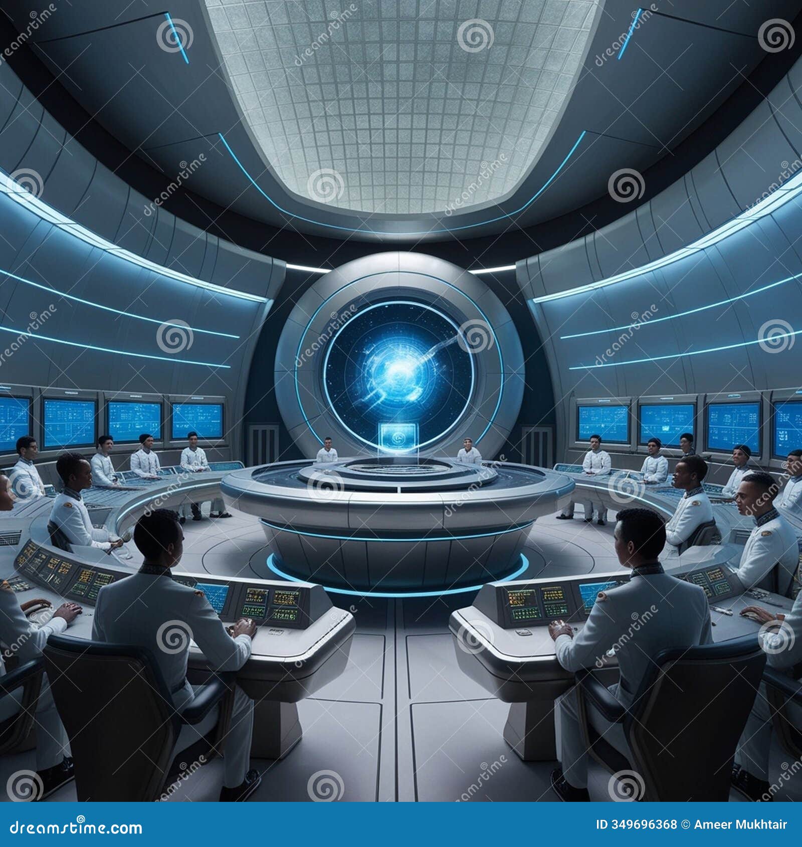 Experience the Ultimate in High-Tech Efficiency: Futuristic Control ...