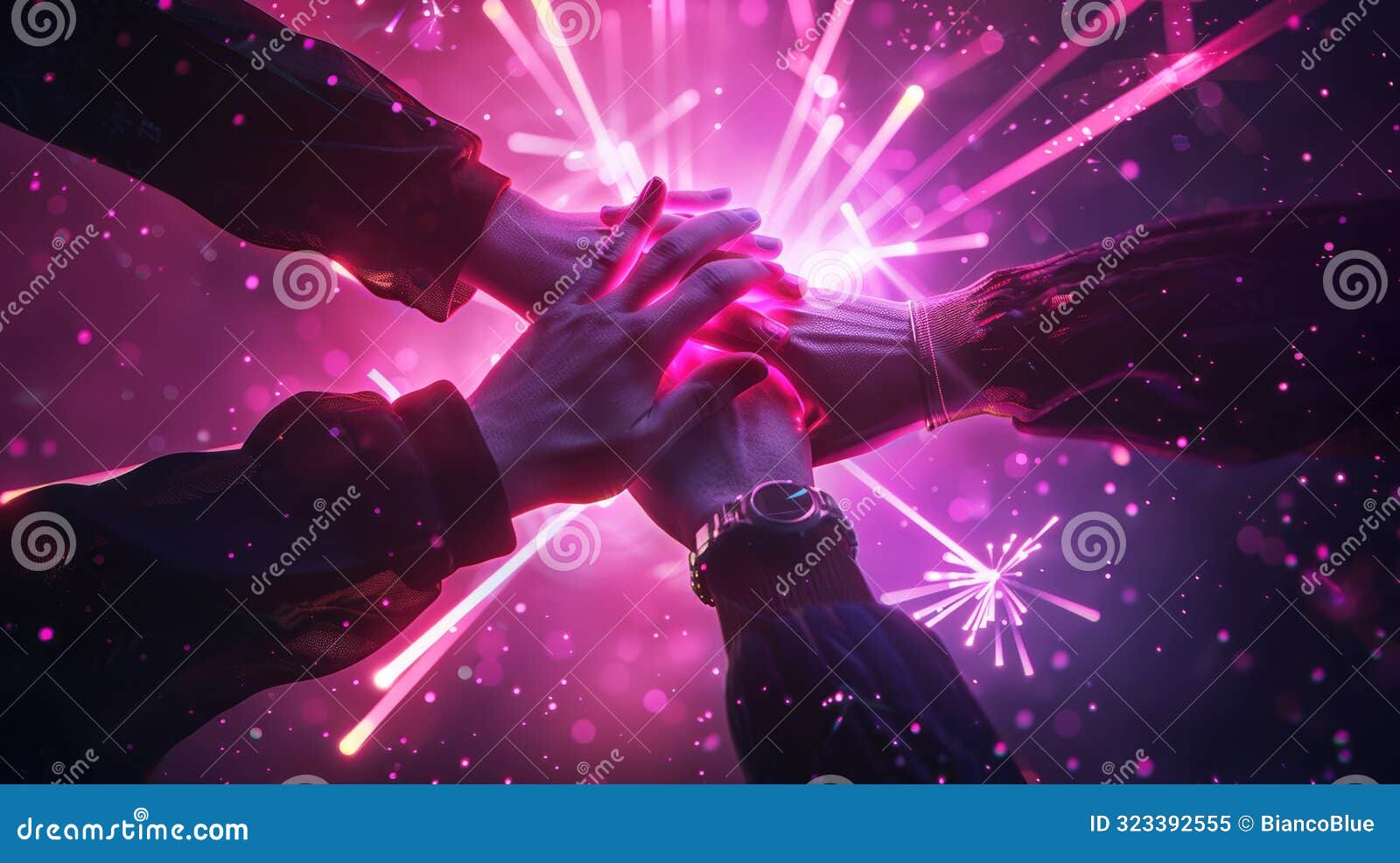 Experience the Unity of a Team in a Futuristic Cyberspace with Hands ...