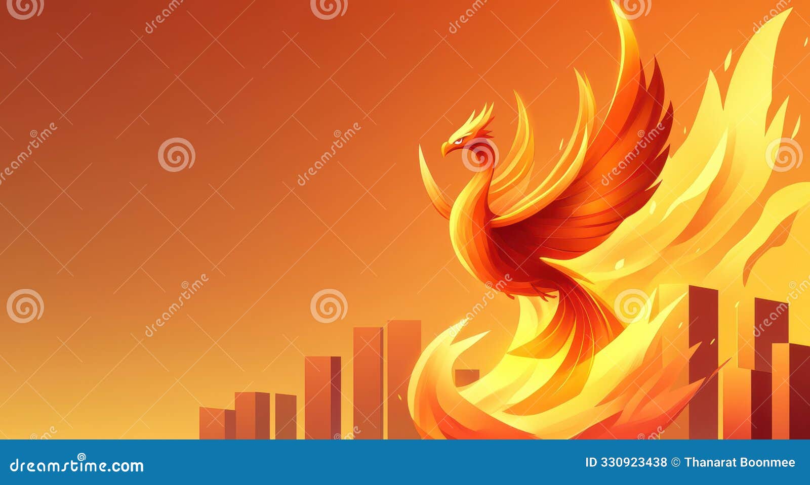 Experience the Vibrant Rise of a Digital Phoenix As it Emerges from the ...