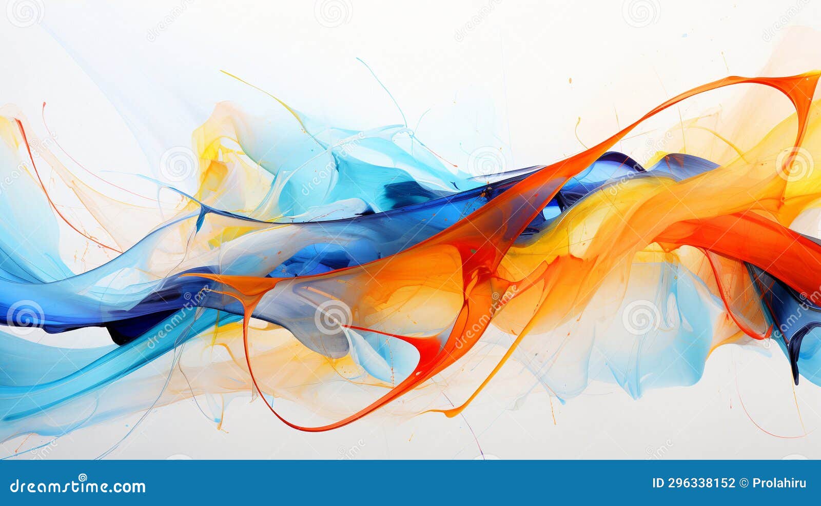 Vivid Splashes of Paint Abstract Expressionism Stock Illustration ...