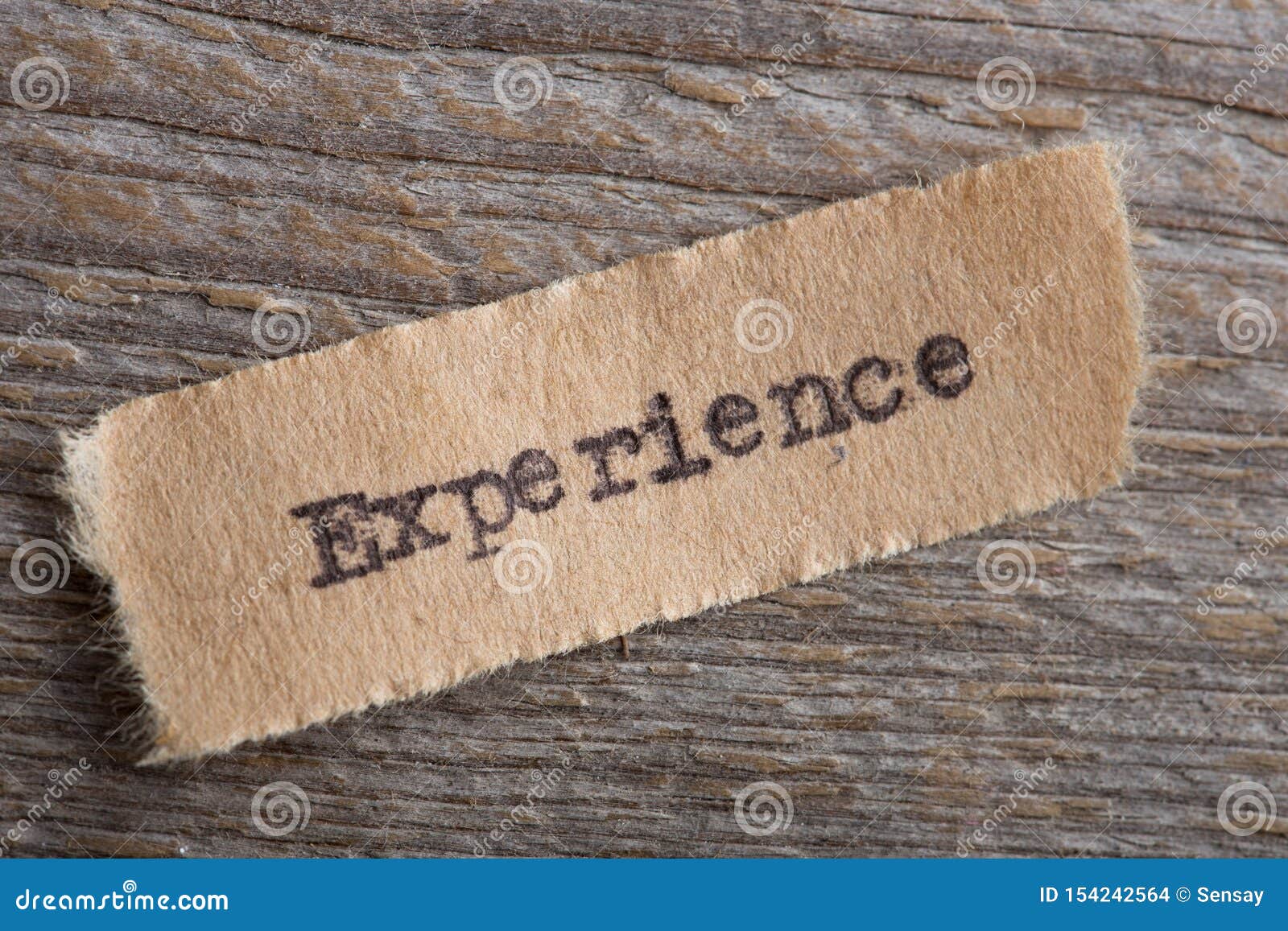 Experience Word Written On Wood Block. Experience Text On Table ...