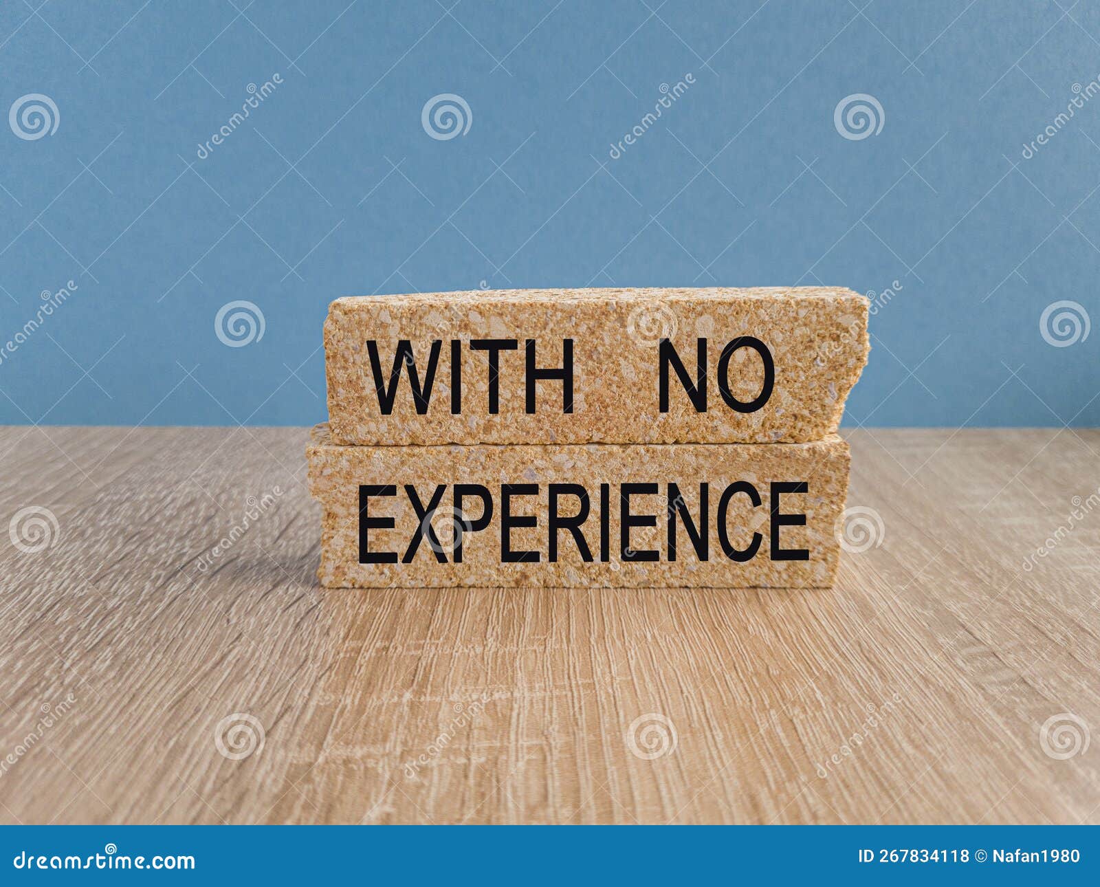 Without Experience it is Written on Brick Blocks. Concept of ...