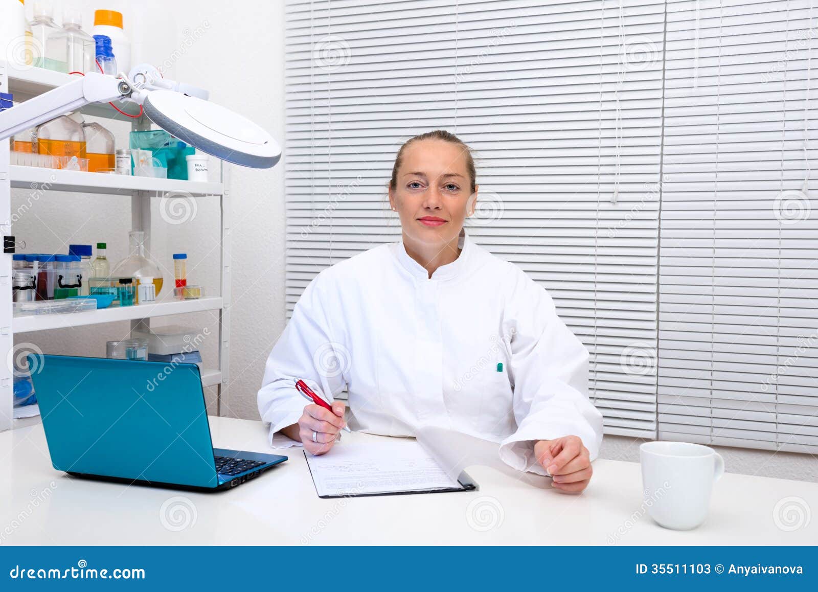 Experienced Health Practitioner Stock Image - Image of modern, female ...