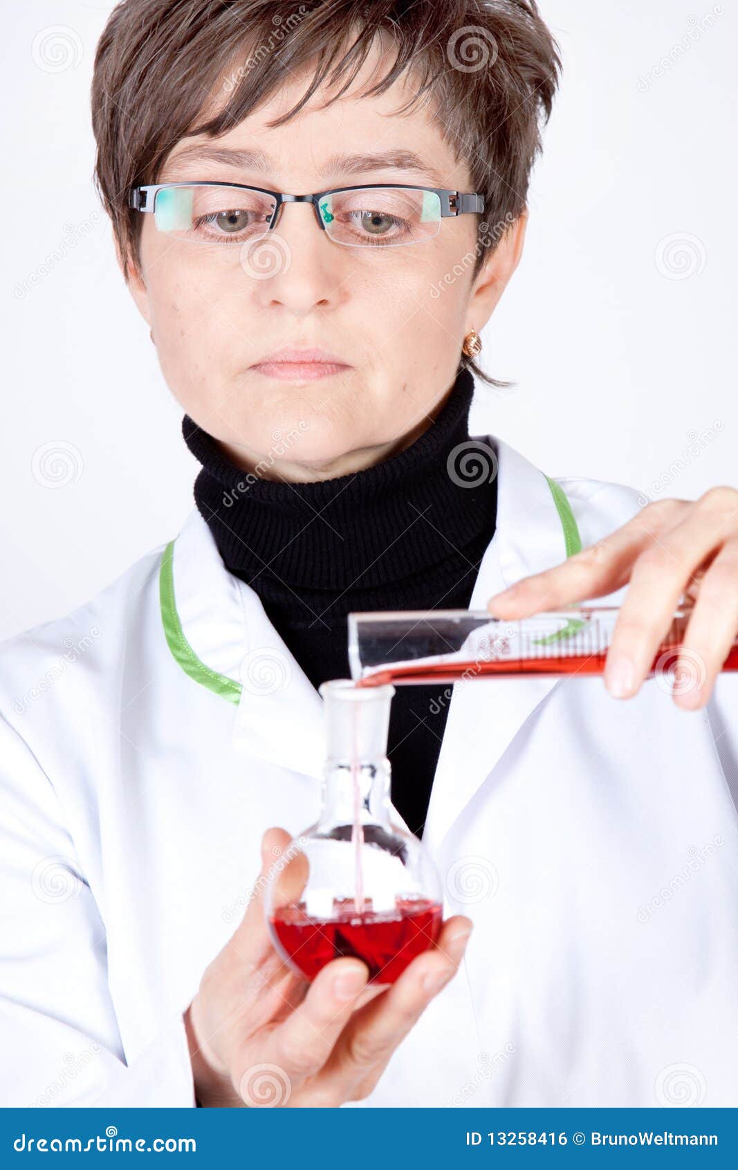 Experienced Scientist Experimenting Stock Photo - Image of ...