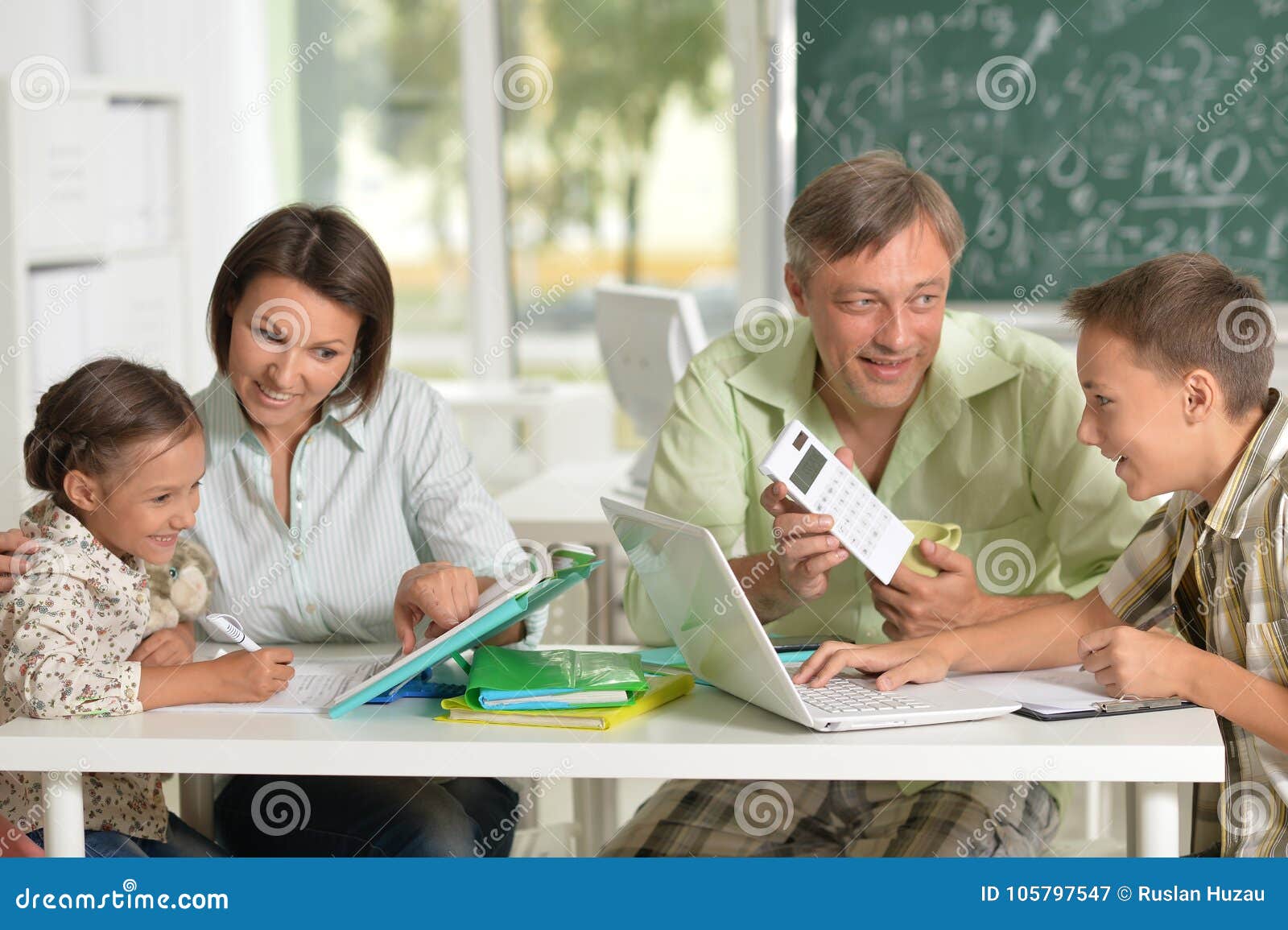 Experienced Teachers Working with Children Stock Image - Image of ...