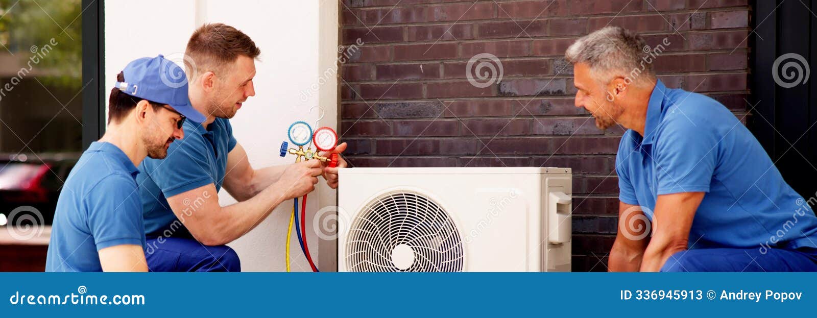 Installing HVAC Systems, Ventilation Systems, A Metal Duct Pipelines ...