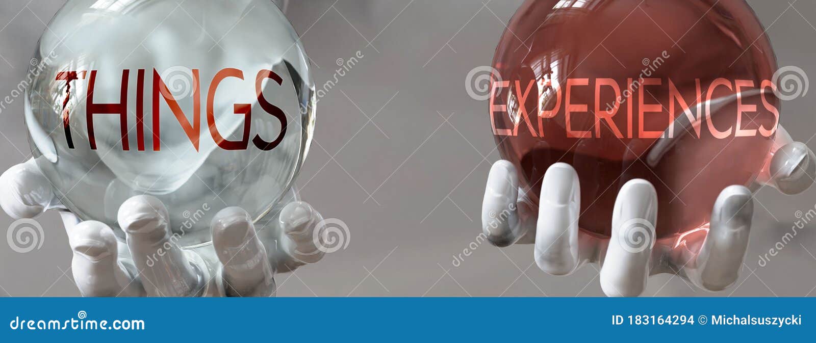 Experiences and Things in a Balanced Life - Pictured As Words ...