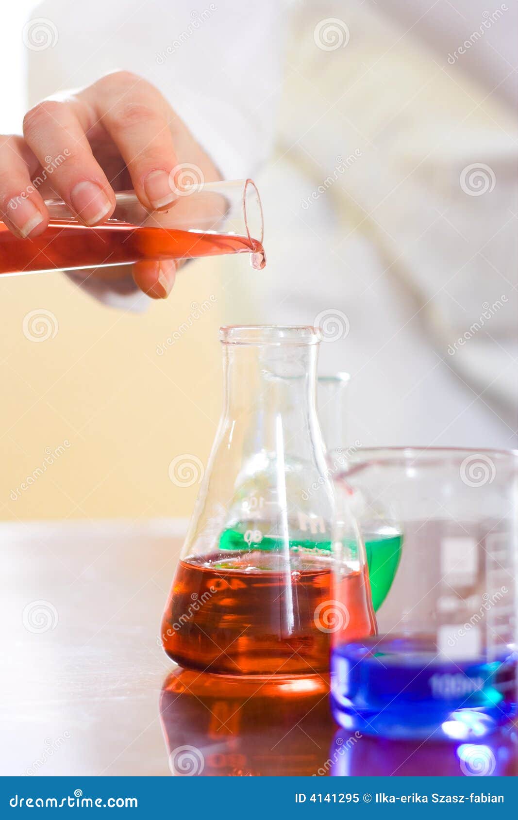 Experiment stock image. Image of experimental, biochemistry - 4141295