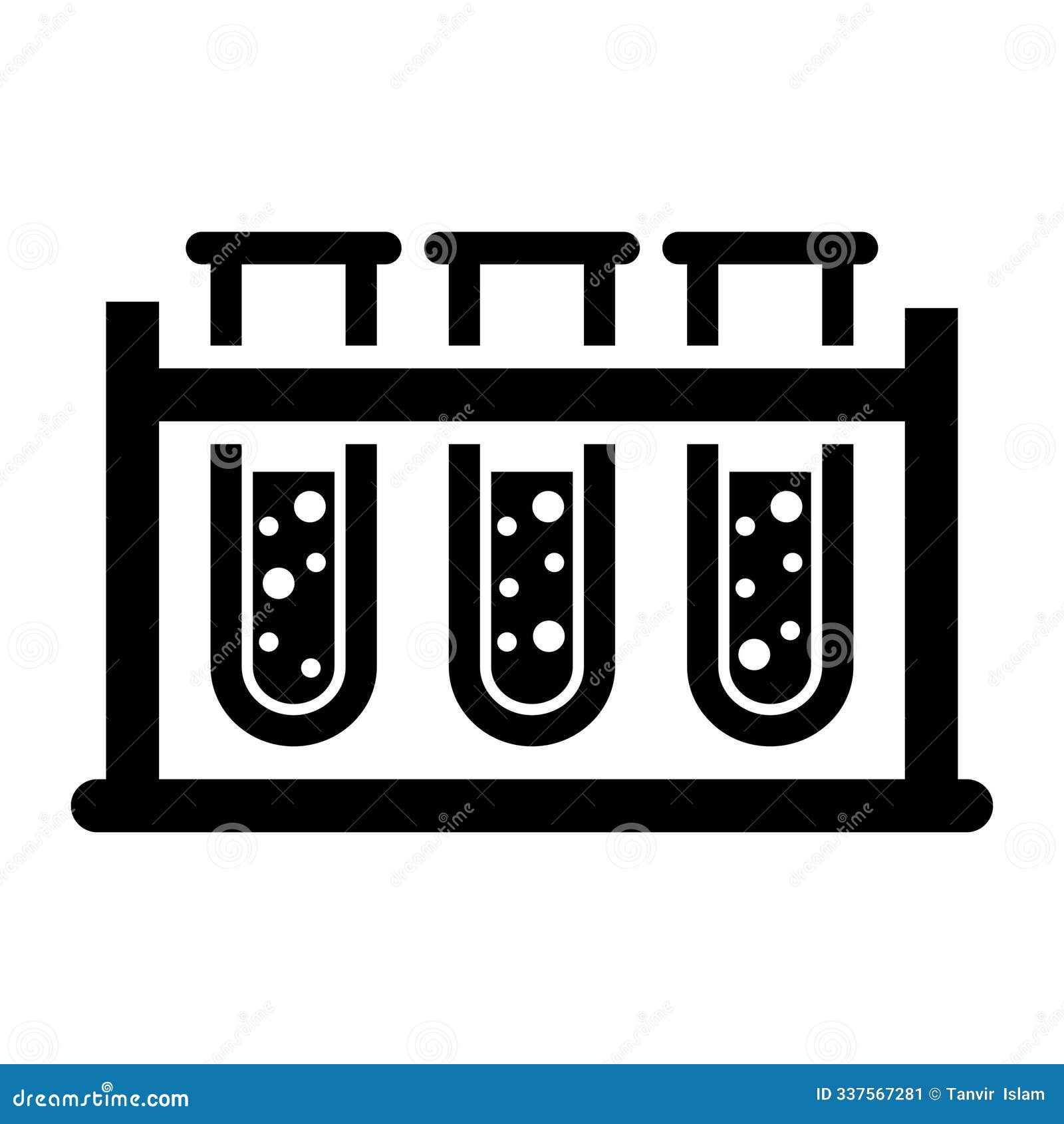 Experiment Flask Vector Icon Stock Illustration - Illustration of ...