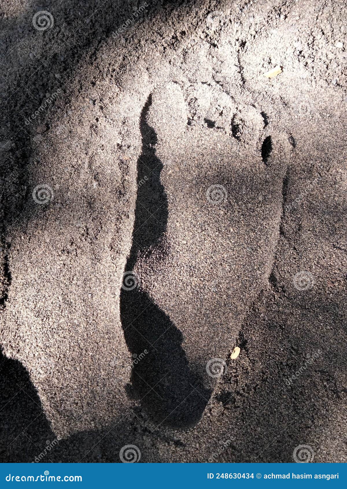 Experiment Footprint stock photo. Image of sculpture - 248630434