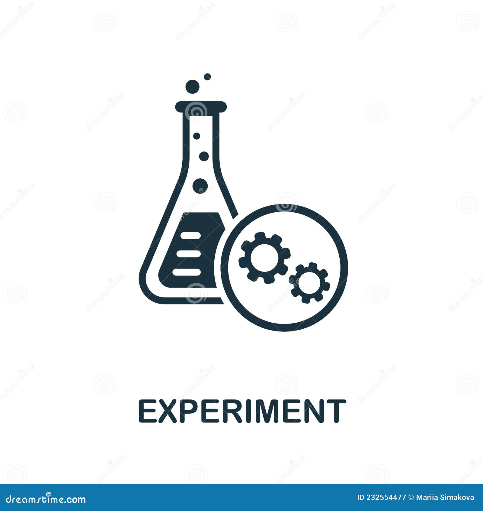 Experiment Icon. Monochrome Sign from Creative Learning Collection ...