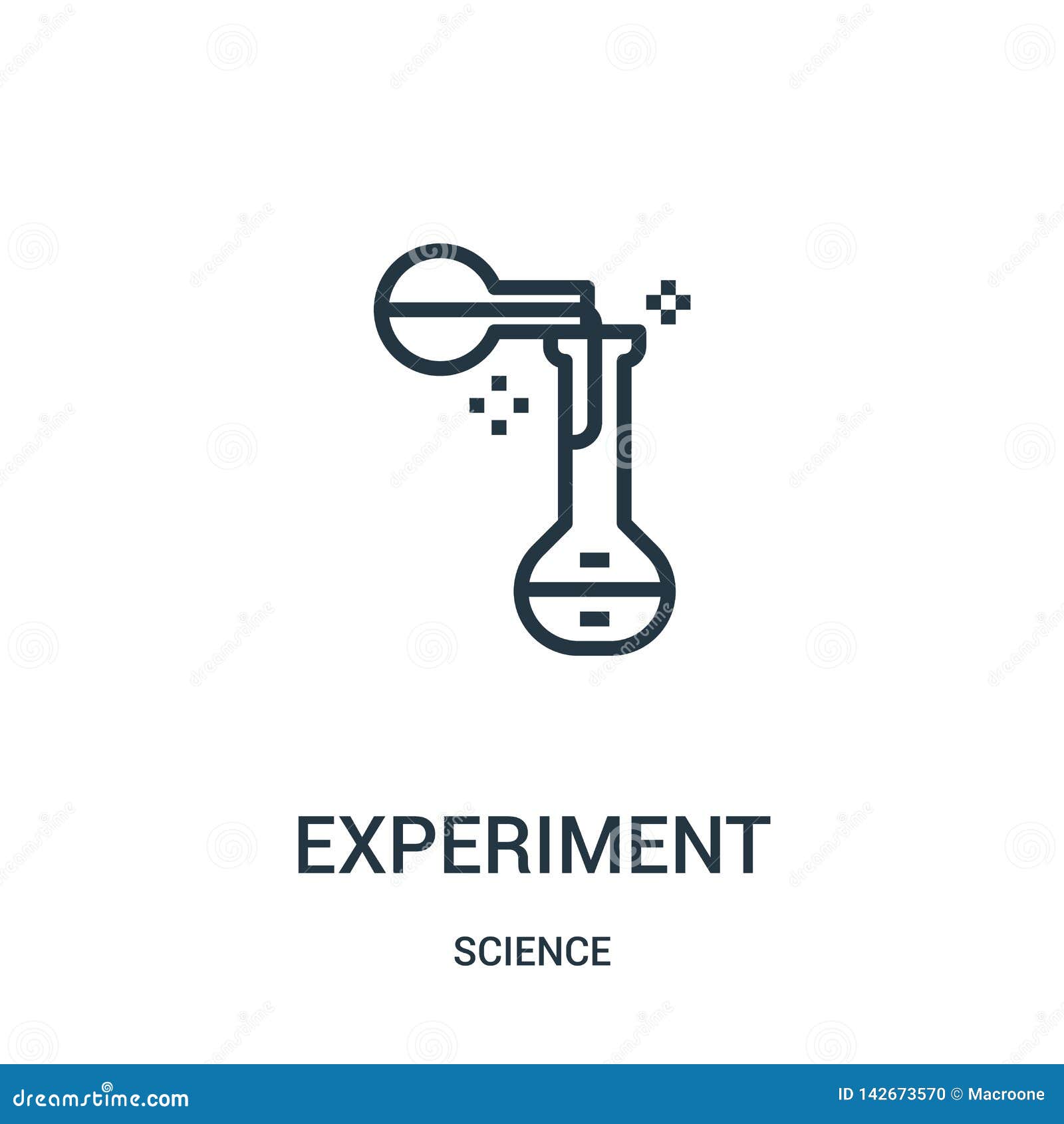 Experiment Icon Vector from Science Collection. Thin Line Experiment ...