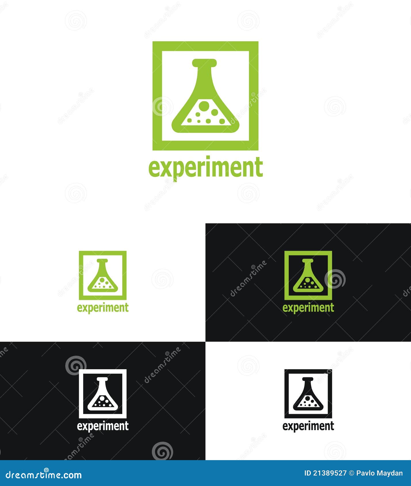 Experiment Logo stock vector. Illustration of microbiology - 21389527