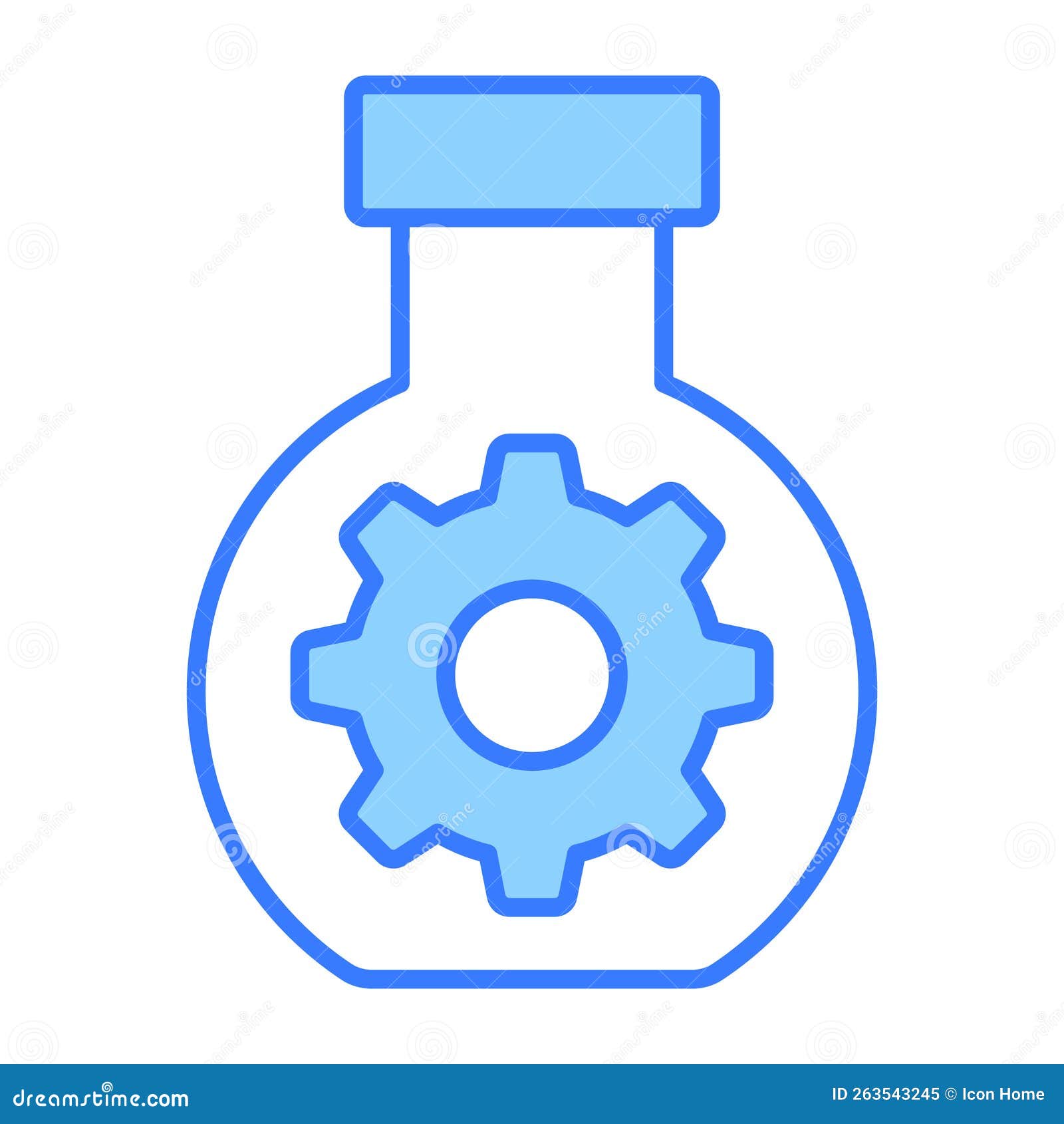 Experiment Management Icon Modern Illustration Stock Vector ...