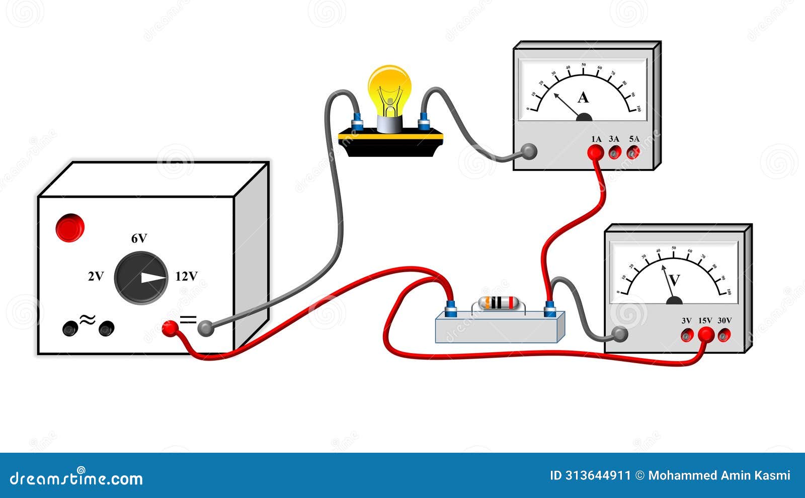 Experiment with Measuring the Resistance Value with a Voltmeter and ...