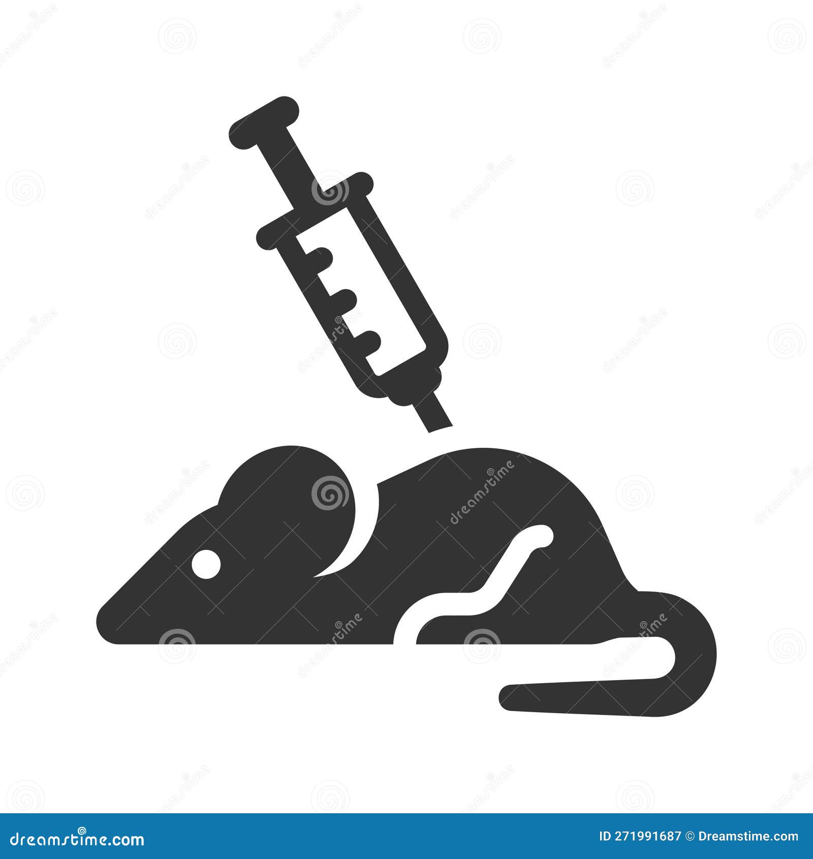 Experiment mice icon stock vector. Illustration of mouse - 271991687