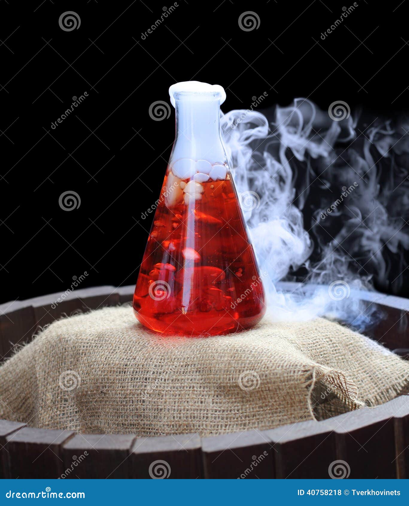 Experiment stock photo. Image of reaction, steam, container - 40758218