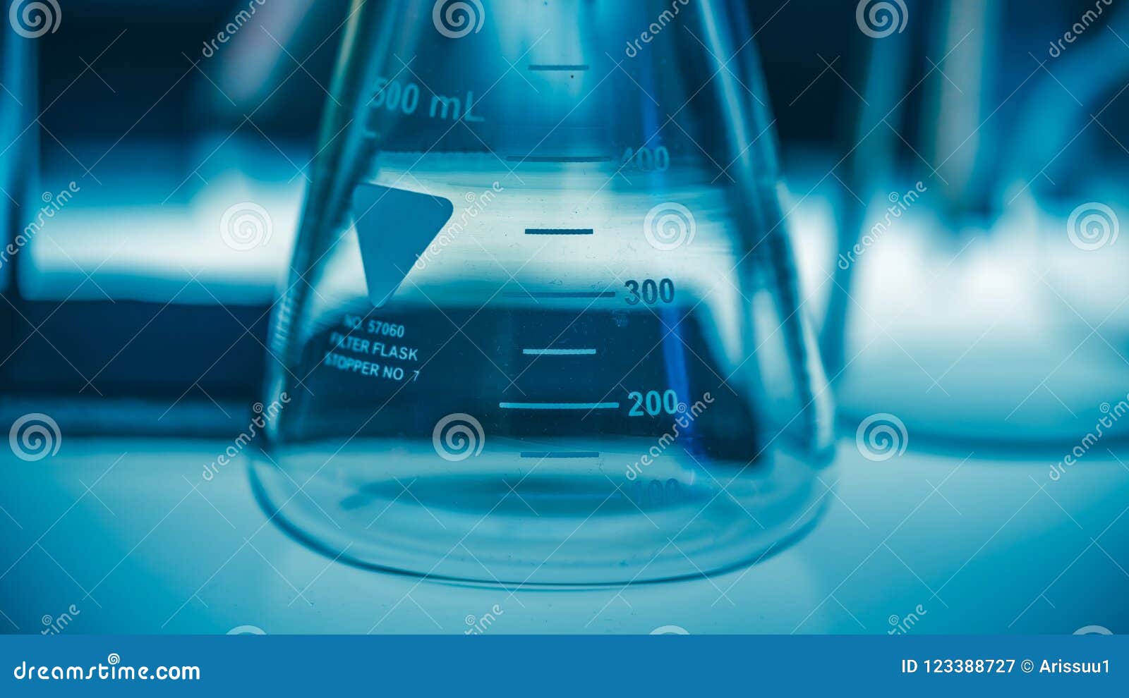 Test Beaker in Science Laboratory Stock Image - Image of education ...