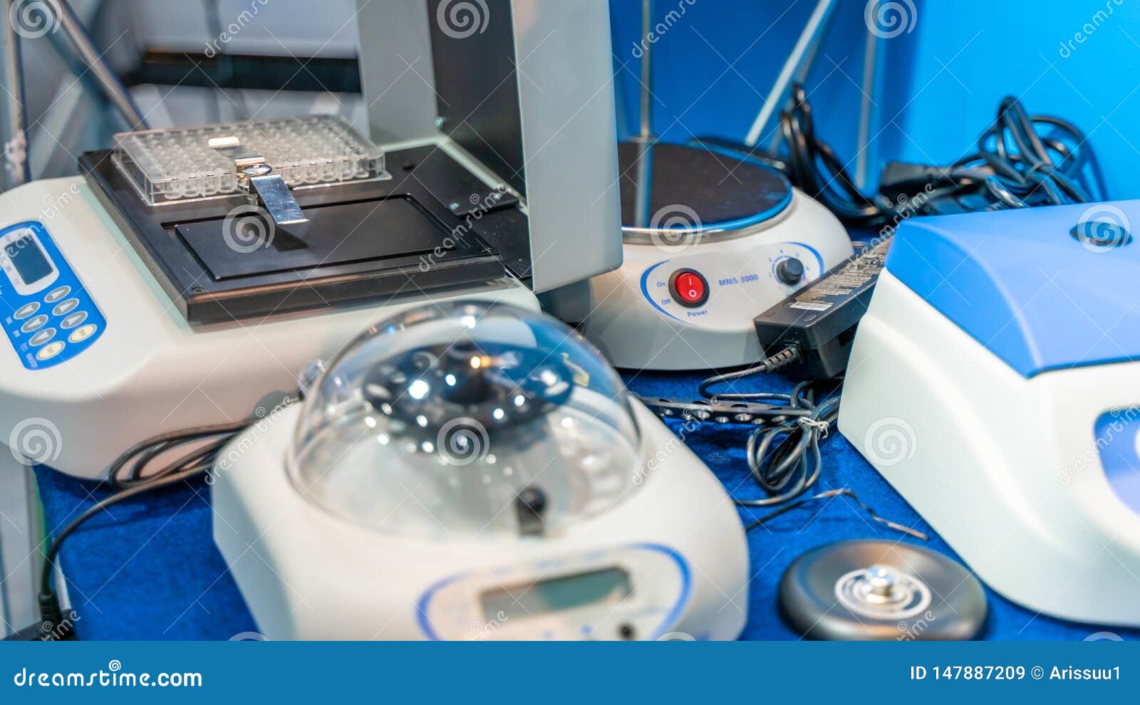 Experiment Tool Set in Science Laboratory Stock Image - Image of ...