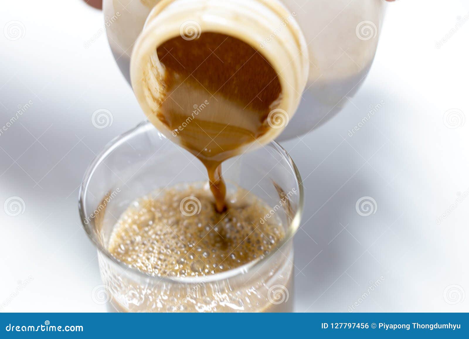 Experiment of Waste Fermentation in Laboratories. Stock Photo - Image ...