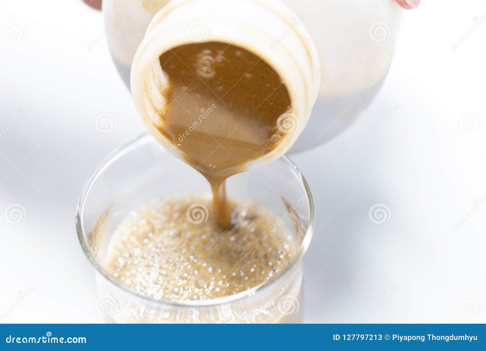 Experiment of Waste Fermentation in Laboratories. Stock Image - Image ...