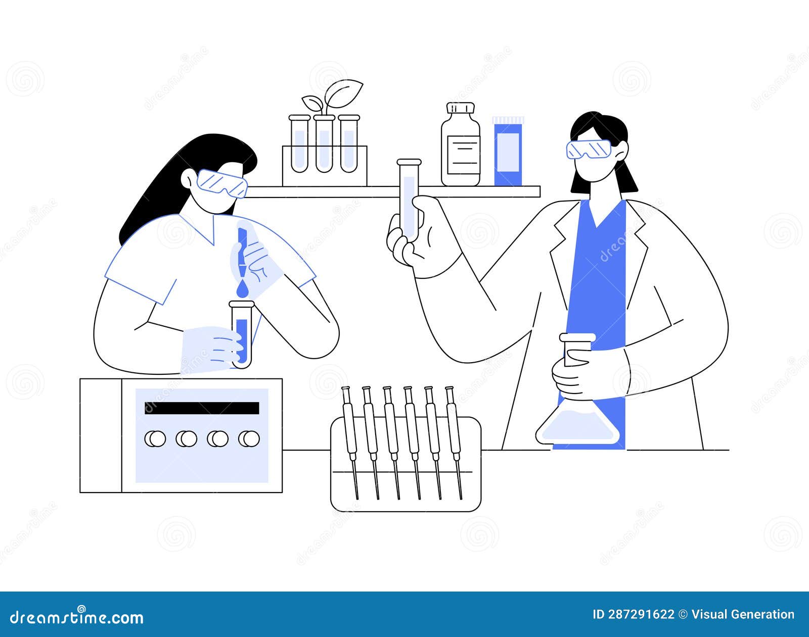 Experimental Conditions Setting Abstract Concept Vector Illustration ...